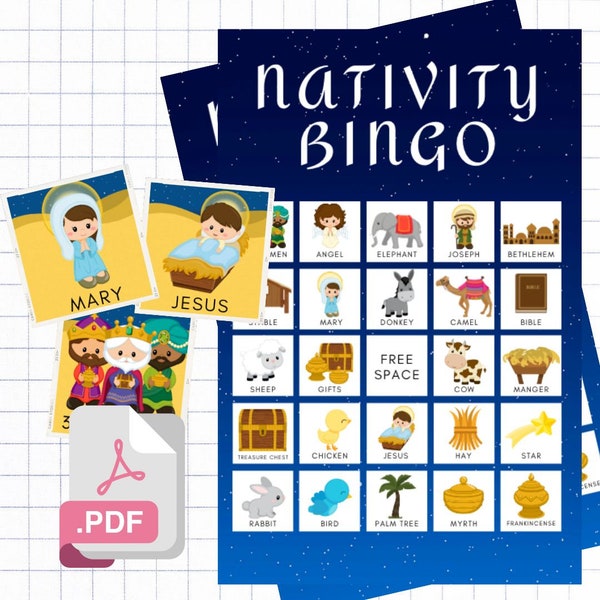 Nativity Bingo - Etsy