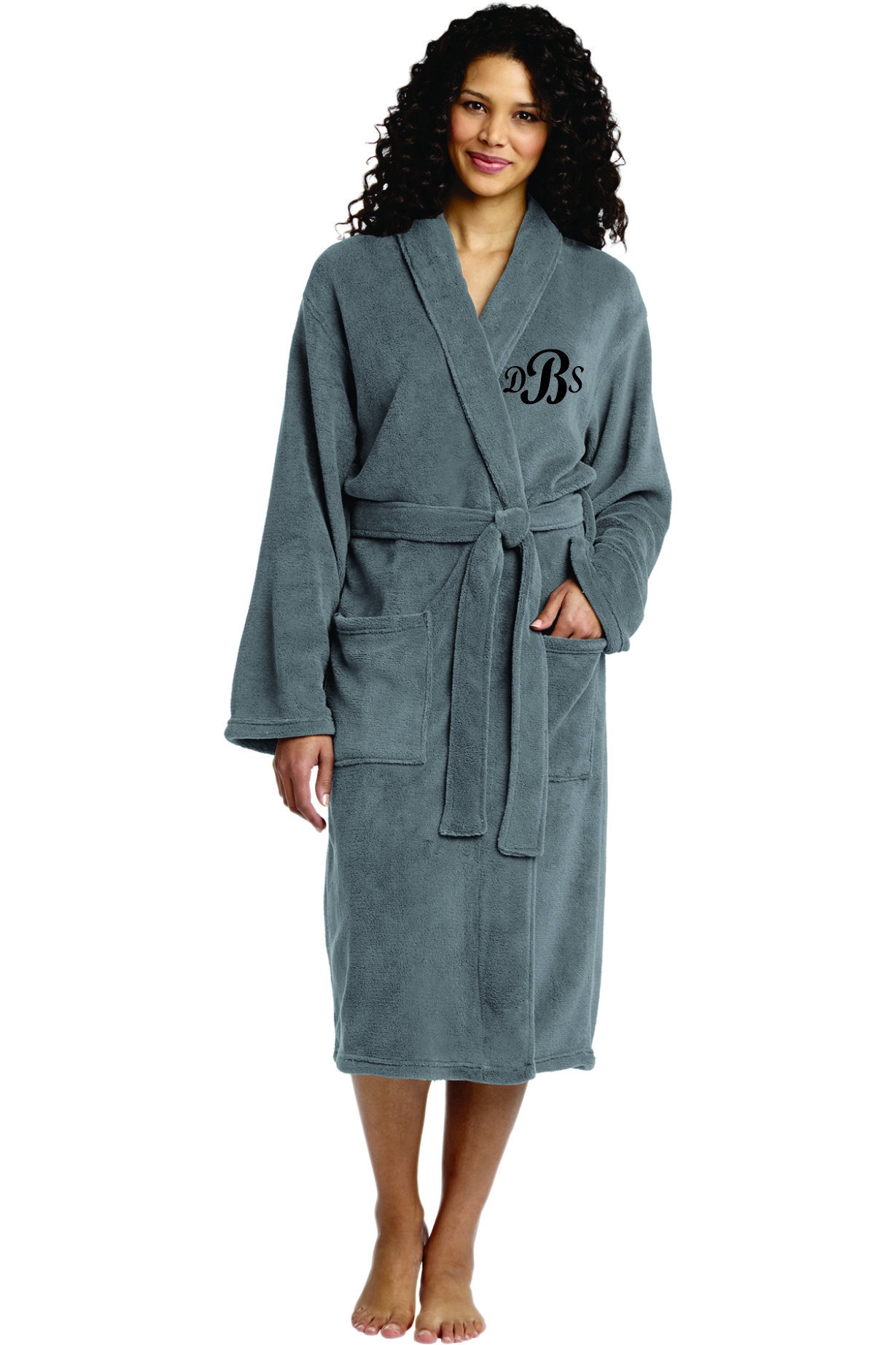 Monogrammed Plush Robe - Etsy