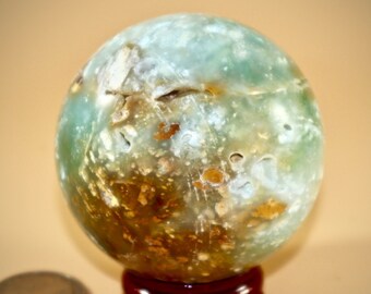 Caribbean Calcite Sphere | Etsy