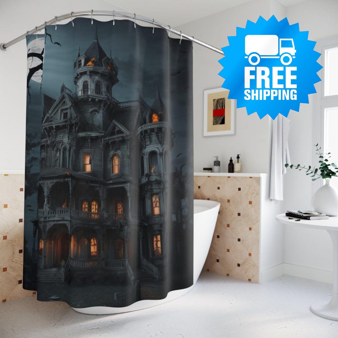 Haunted Mansion Shower Curtain