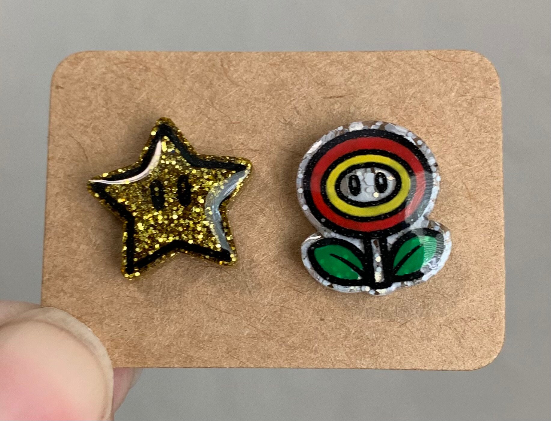 Video Game Power up Icon Stud Earrings - Etsy