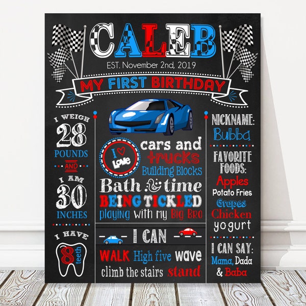 Mcqueen Birthday Milestone - Etsy