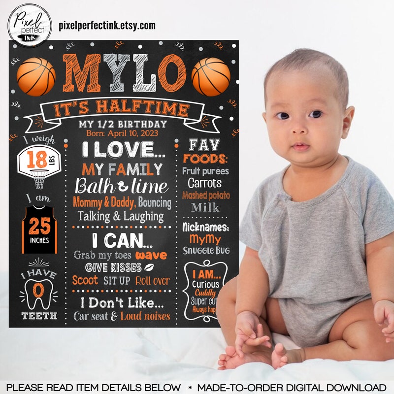 Baby Month Signs - Etsy