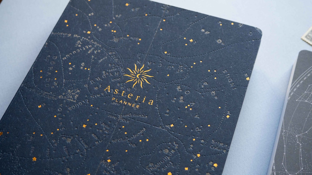 Undated Diary Gilding and Debossing Printing on Recycled Paper - Etsy