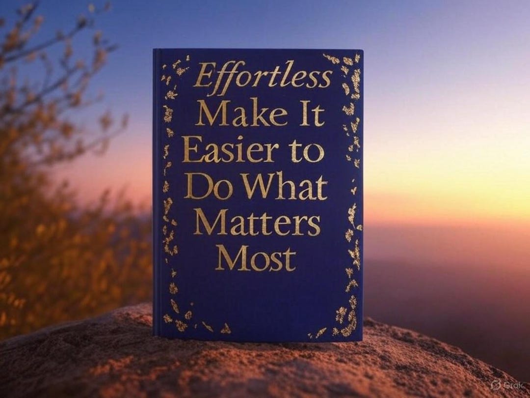 Effortless: Make It Easier to Do What Matters Most ,pdf Ebook ,personal ...