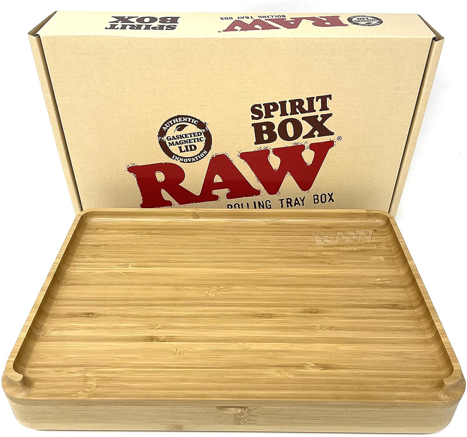 RAW SPIRIT BOX Wooden Rolling Tray Box With Cones Papers - Etsy