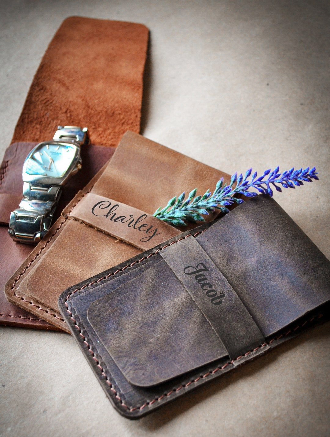 Leather Engaving Watch Pouch, Watch Case, Gift for Fathers Day ...