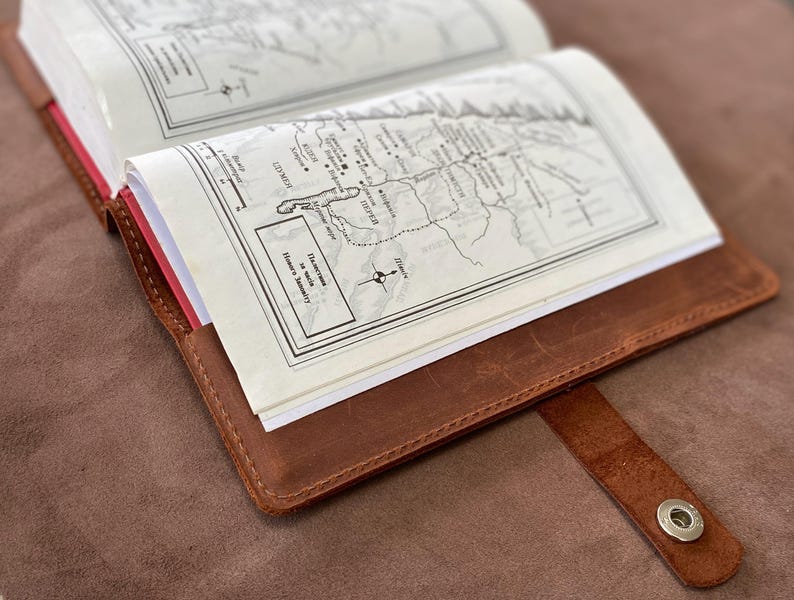 Personalized Leather Bible Cover – Custom Name Embossing, Genuine ...