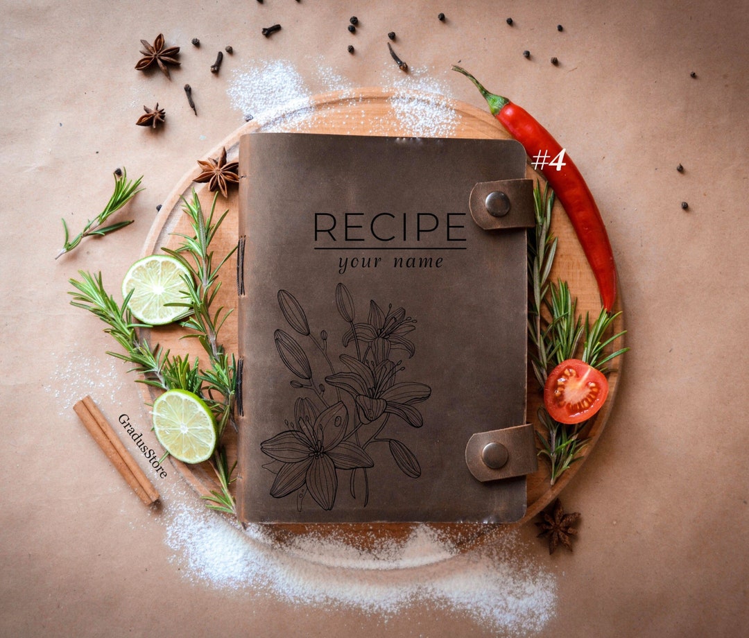 Chef's Special: Custom Leather Recipe Book Unique Christmas Gift for ...
