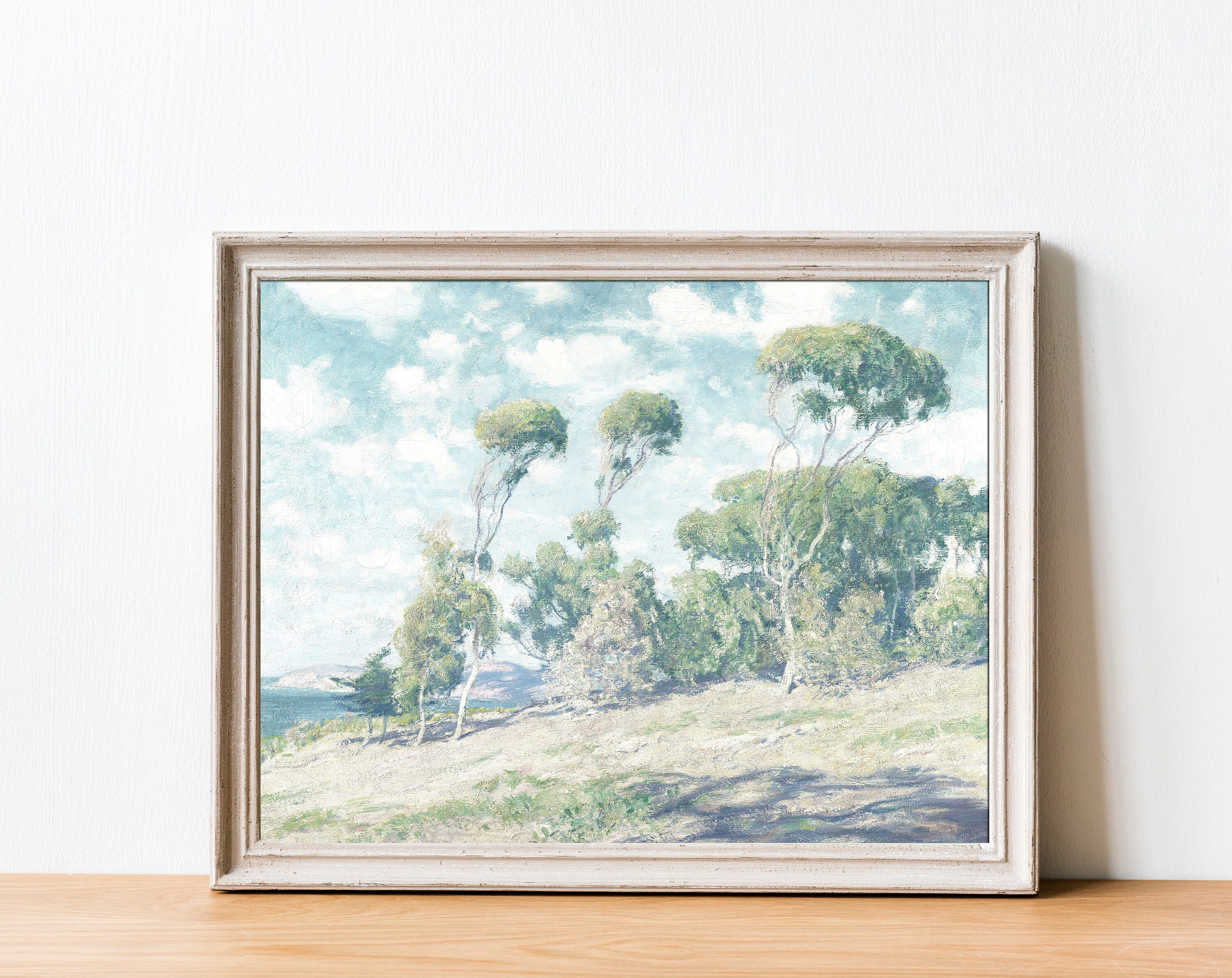Laguna Trees at the Seaside Vintage Wall Art Digital Wall Art - Etsy