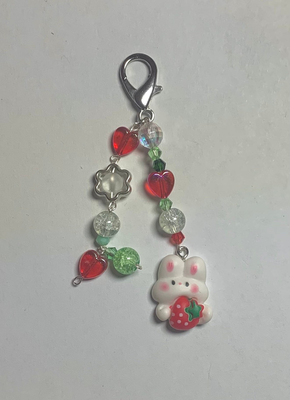 Bunny Keychain - Etsy