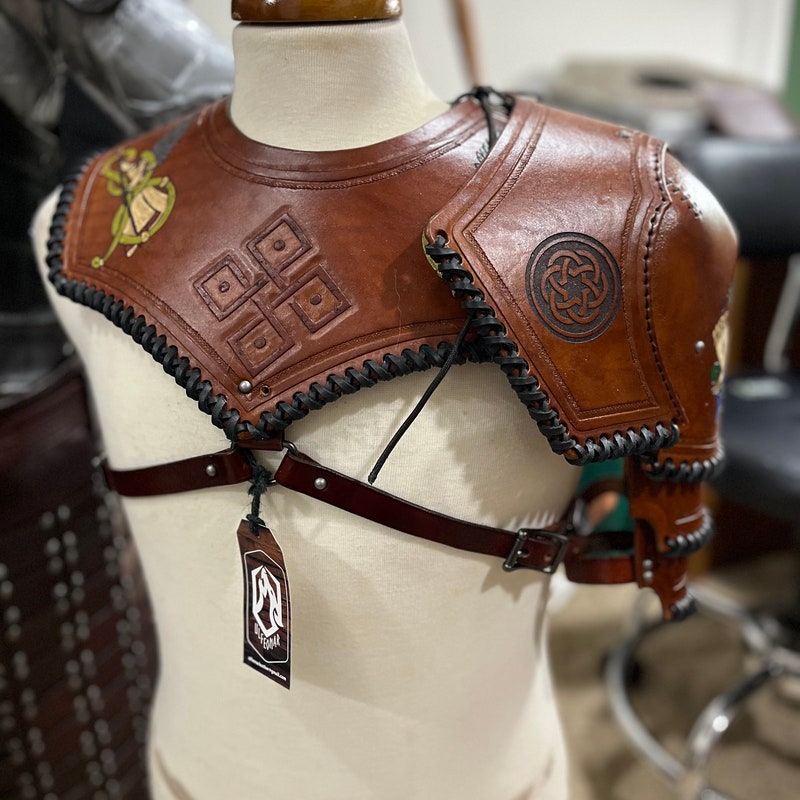 Leather Gorget - Etsy