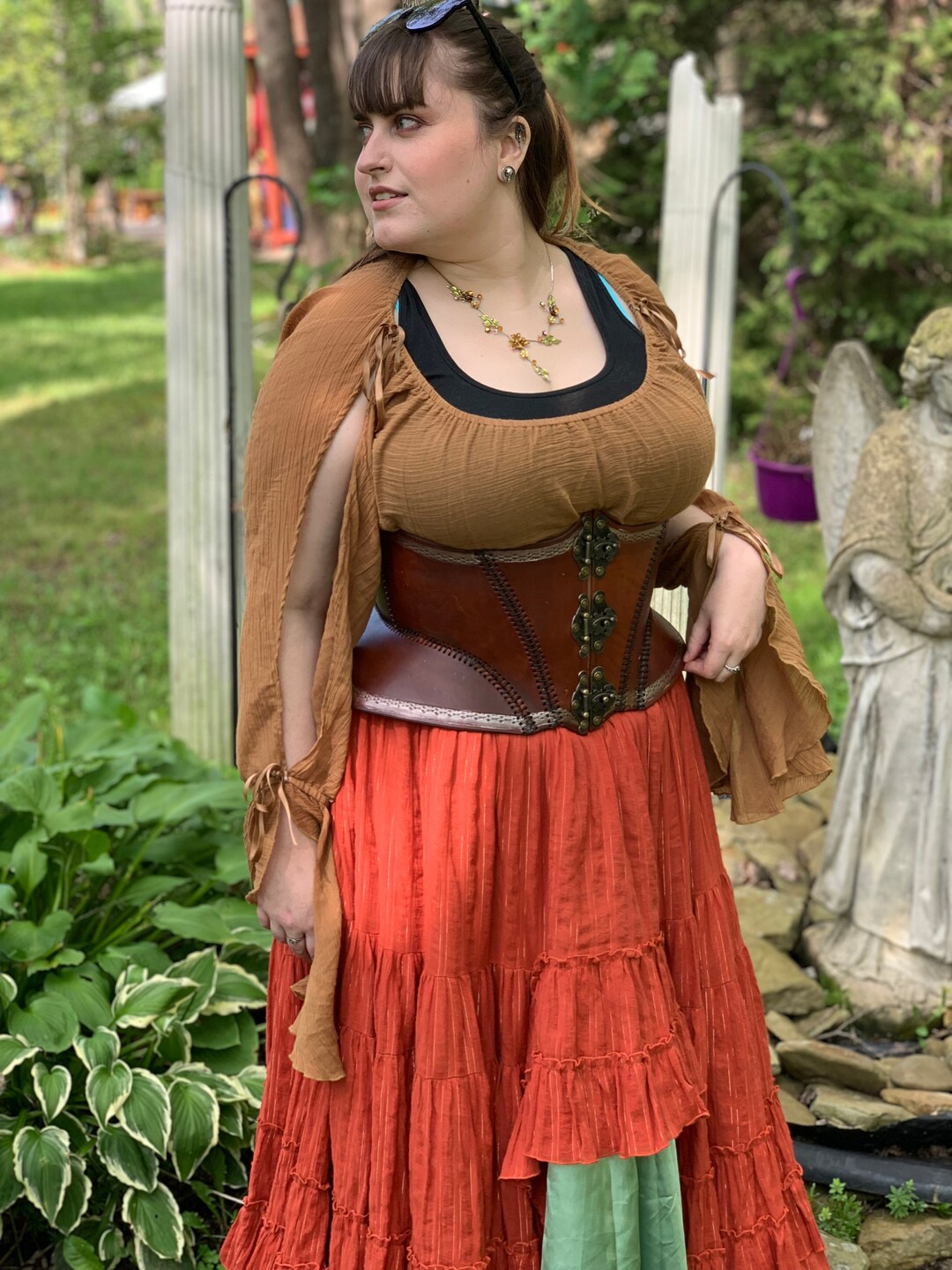 Handmade Leather Corset With Unique Clasps - Etsy