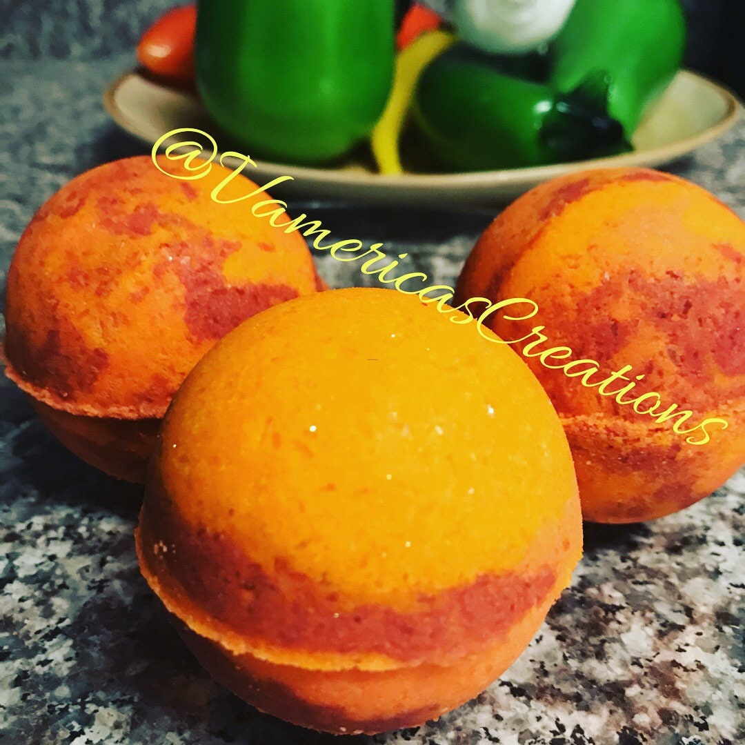 Mango Madness Bath Bombs L Mango Soak - Etsy
