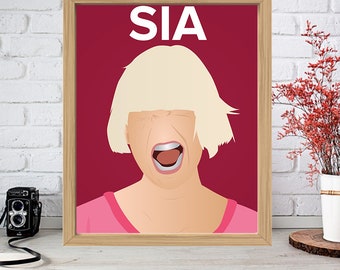 Sia poster | Etsy