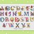 Baby Alphabet Cross Stitch Pattern Letters Baby Girl Nursery Easy Small ...