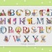 Baby Alphabet Cross Stitch Pattern Letters Animals Font Kids - Etsy
