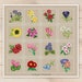 Flower Sampler Cross Stitch Pattern Flower Mini Small Floral - Etsy