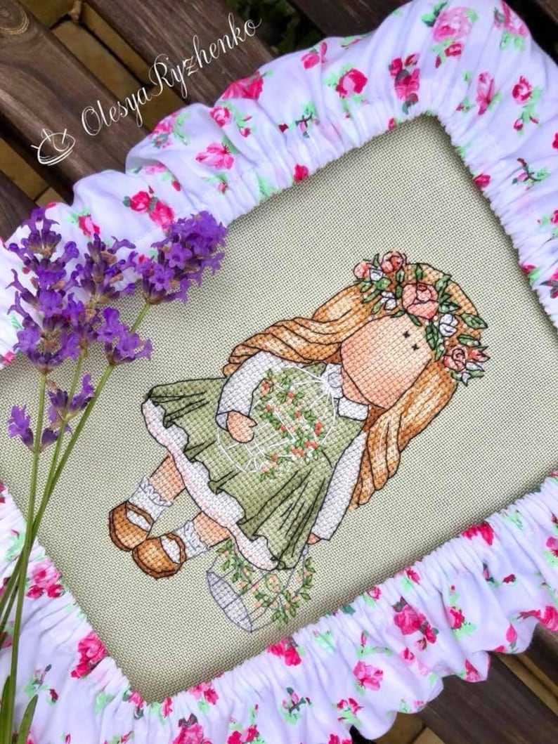 Baby Girls Cross Stitch Pattern PDF Set of 3 Cross Stitch - Etsy