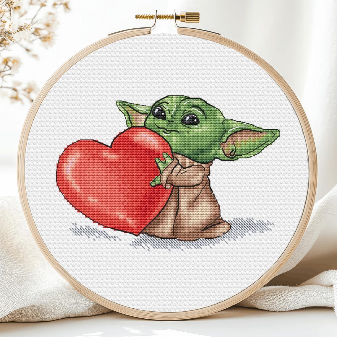 Baby Yoda Cross Stitch Patterns Super Hero for Kids Fantasy for Boy ...