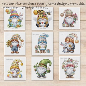 Summer Gnome Cross Stitch Pattern Watermelon Magical Creature American ...