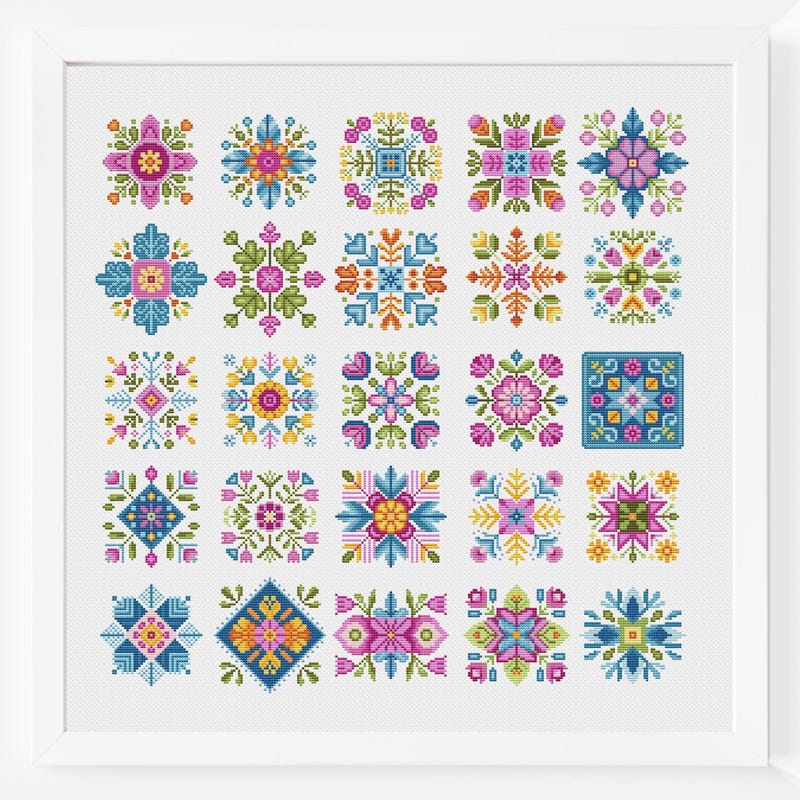 Small Whimsy Cross Stitch - Etsy