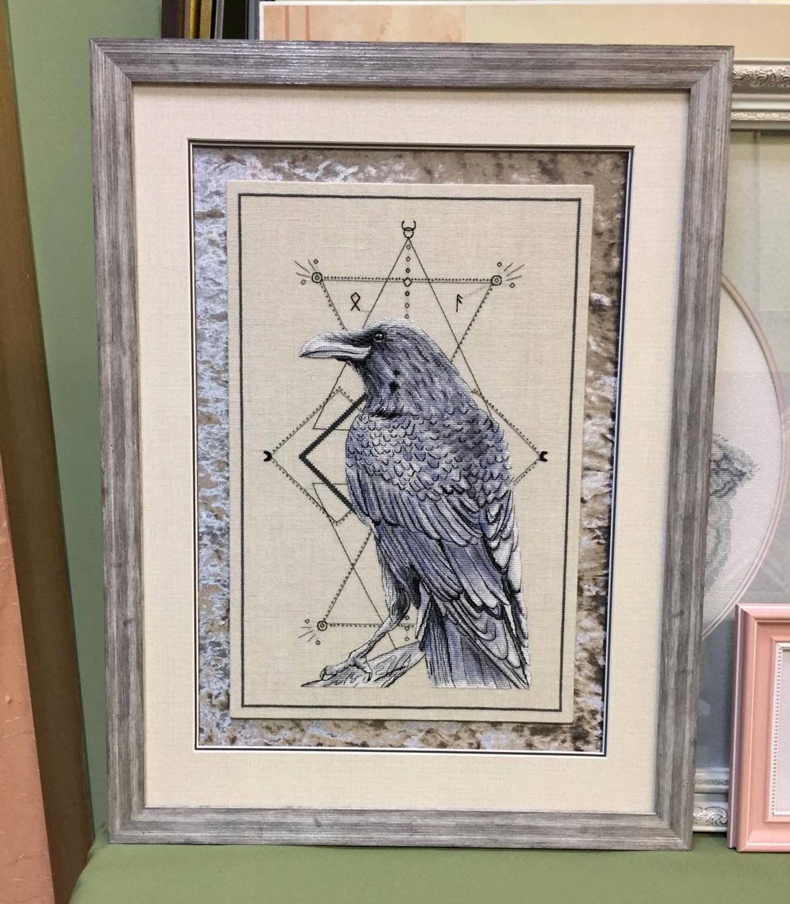 Crow Cross Stitch Pattern Raven Birds DIY X Stitch Chart - Etsy