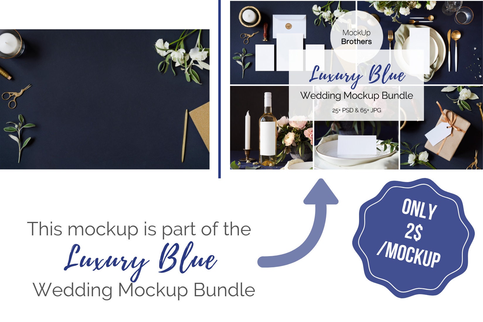 Navy Blue mock-up Background mockup Stationery mockup | Etsy