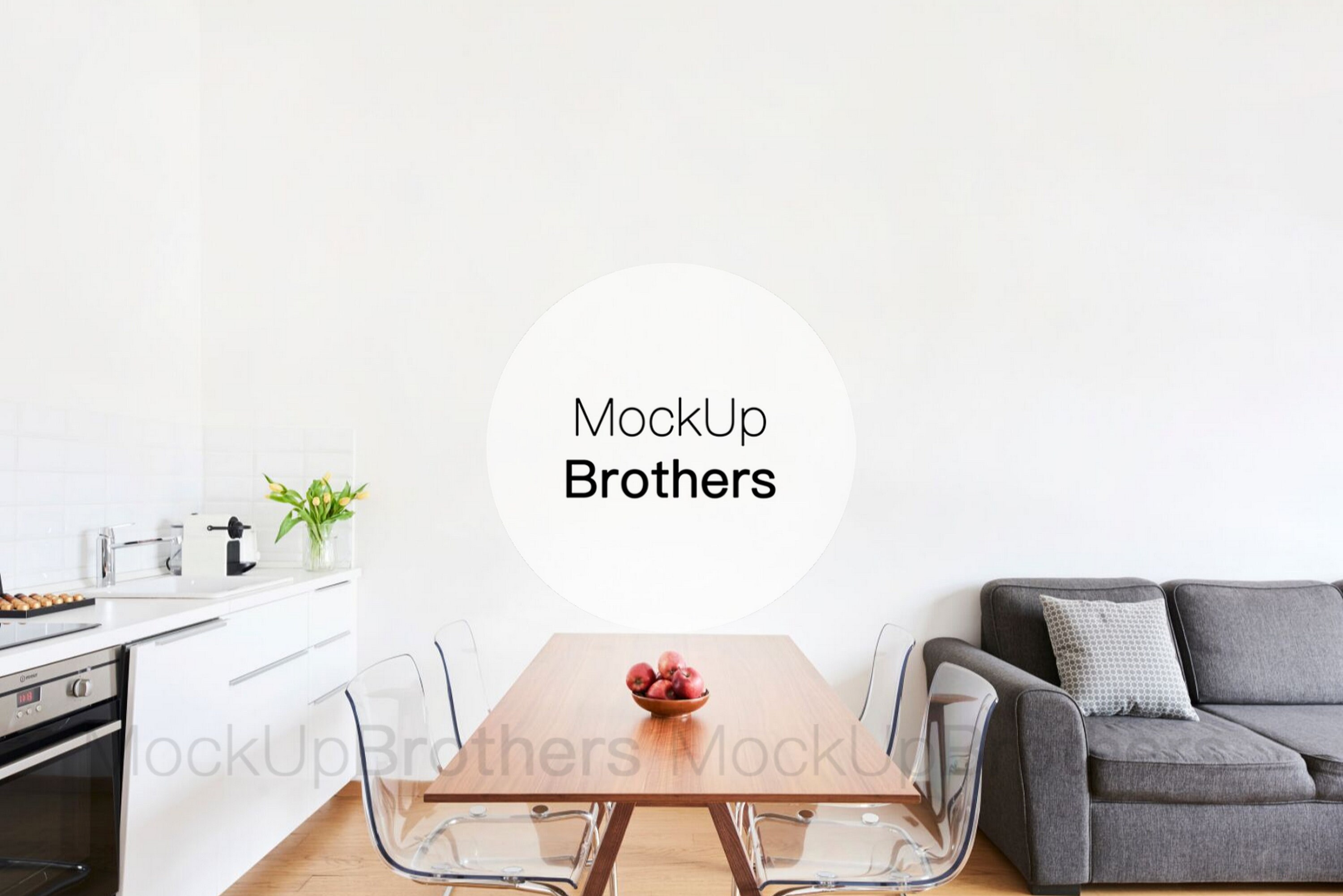 Kitchen mockup Interior mockups Dine room mock up Blank | Etsy