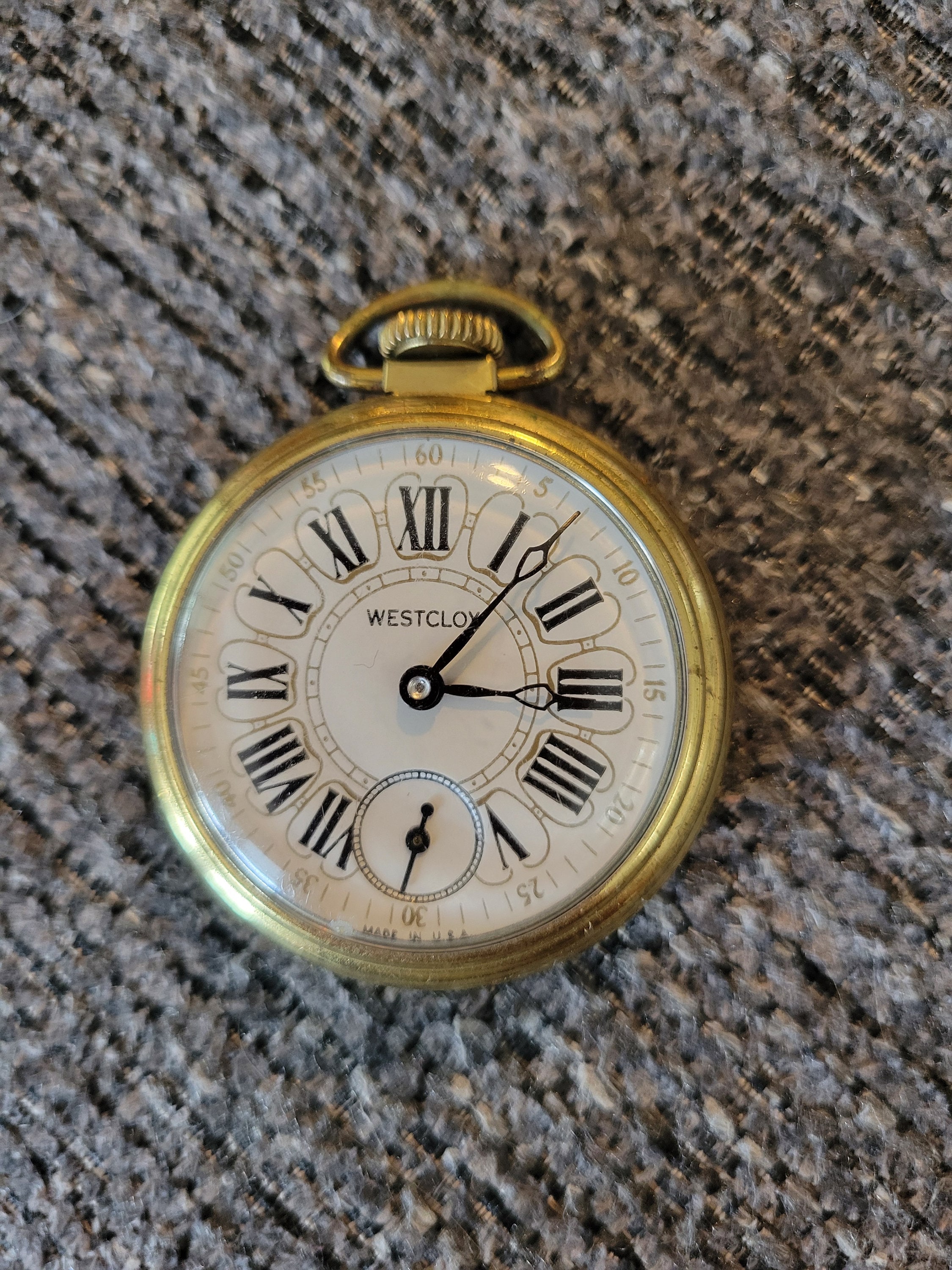 Vintage Westclox Pocket Watch - Etsy