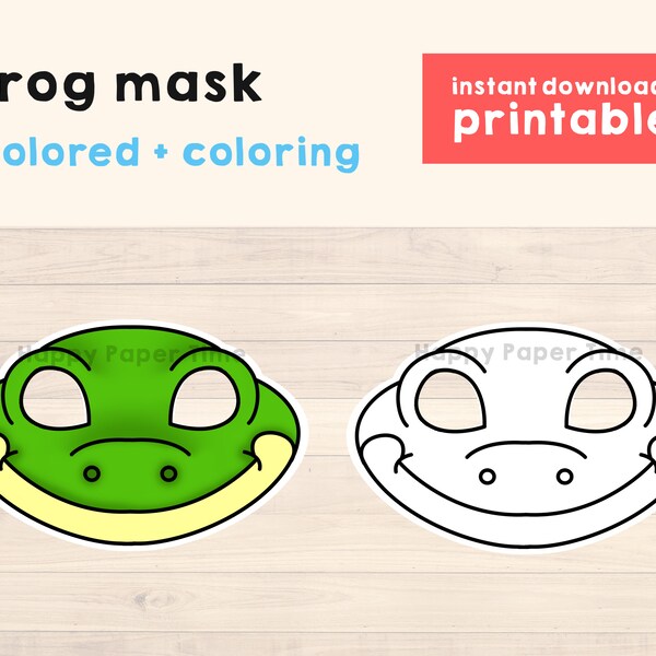 Frog Mask - Etsy