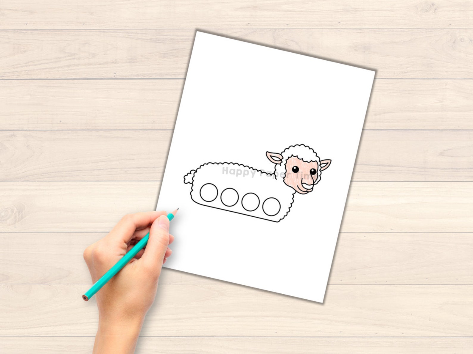 Sheep Paper Craft Printable Farm Animal Finger Puppet Pretend - Etsy