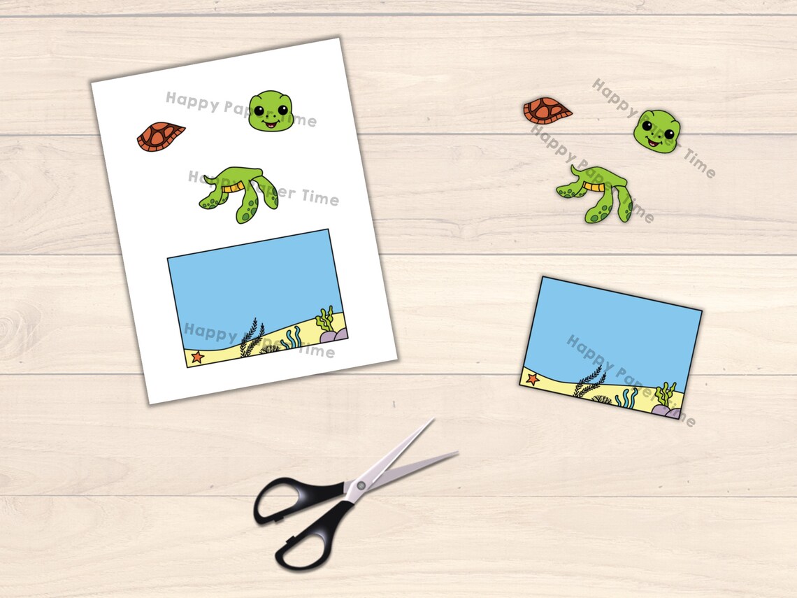 Sea Turtle Toilet Paper Roll Craft Ocean Animal Beach Sea - Etsy