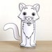 Black Cat Toilet Paper Roll Craft Halloween Spooky Party Coloring ...