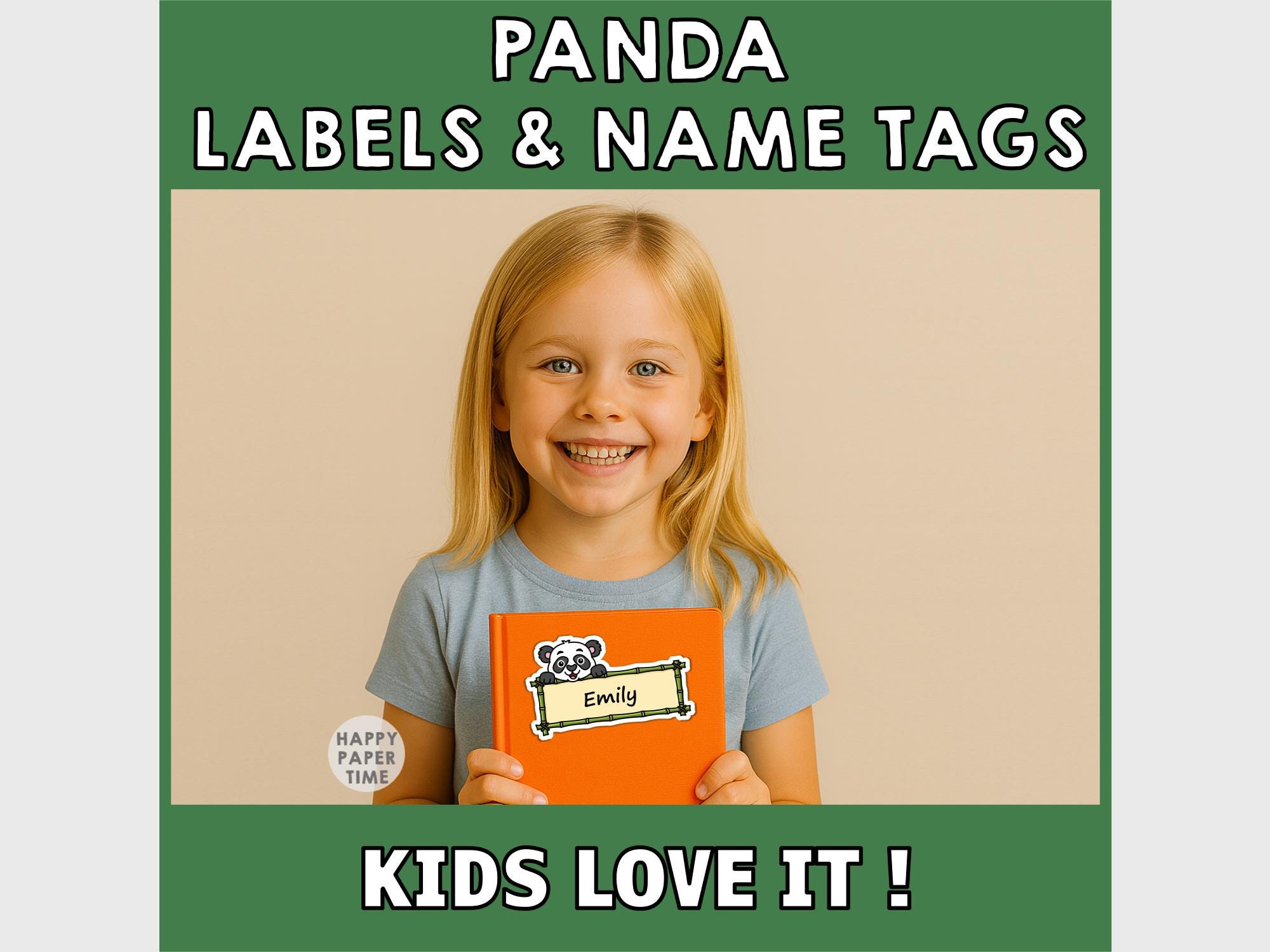 Panda Name Tags Classroom Labels Asian Animal Zoo Editable Files ...