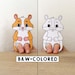 Hamster Paper Craft Printable Pet Animal Finger Puppet Guinea Pig ...