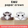 Sailor Hat Cap Paper Crown Party Printable Kids Craft Sea Costume ...