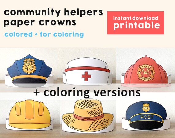 Community Helper Hat Clipart