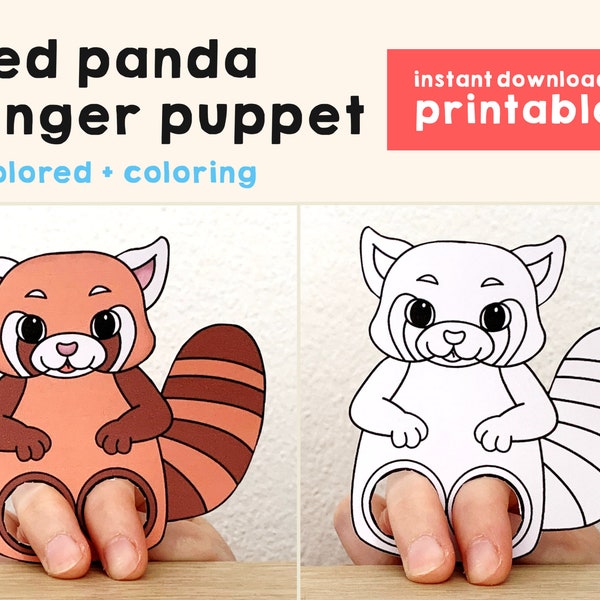 Panda Puppet - Etsy