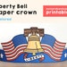 Liberty Bell Paper Crown 4th of July America Patriotic - Etsy