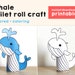Whale Toilet Paper Roll Craft Ocean Animal Beach Sea Party - Etsy