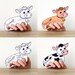 Cow Puppet Paper Craft Printable Finger Puppet Kids Craft Animal ...