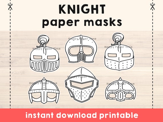 Knight Helmet Coloring Pages