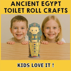 Ancient Egypt Toilet Paper Roll Craft History Archeology Party Coloring ...