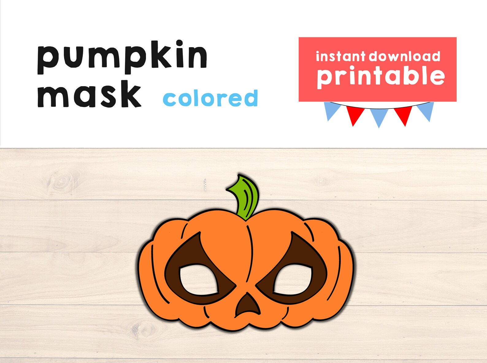 Pumpkin Mask Kids Costume Halloween Pumpkin Mask Diy Pumpkin - Etsy