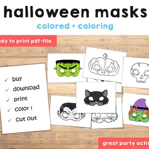 Halloween Mask Kids Diy Halloween Costume Pumpkin Mask Witch Mask ...
