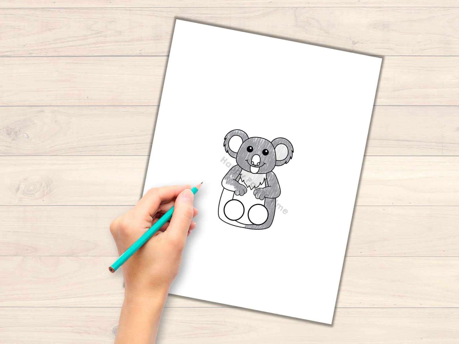 Koala Paper Craft Printable Australian Animal Finger Puppet - Etsy