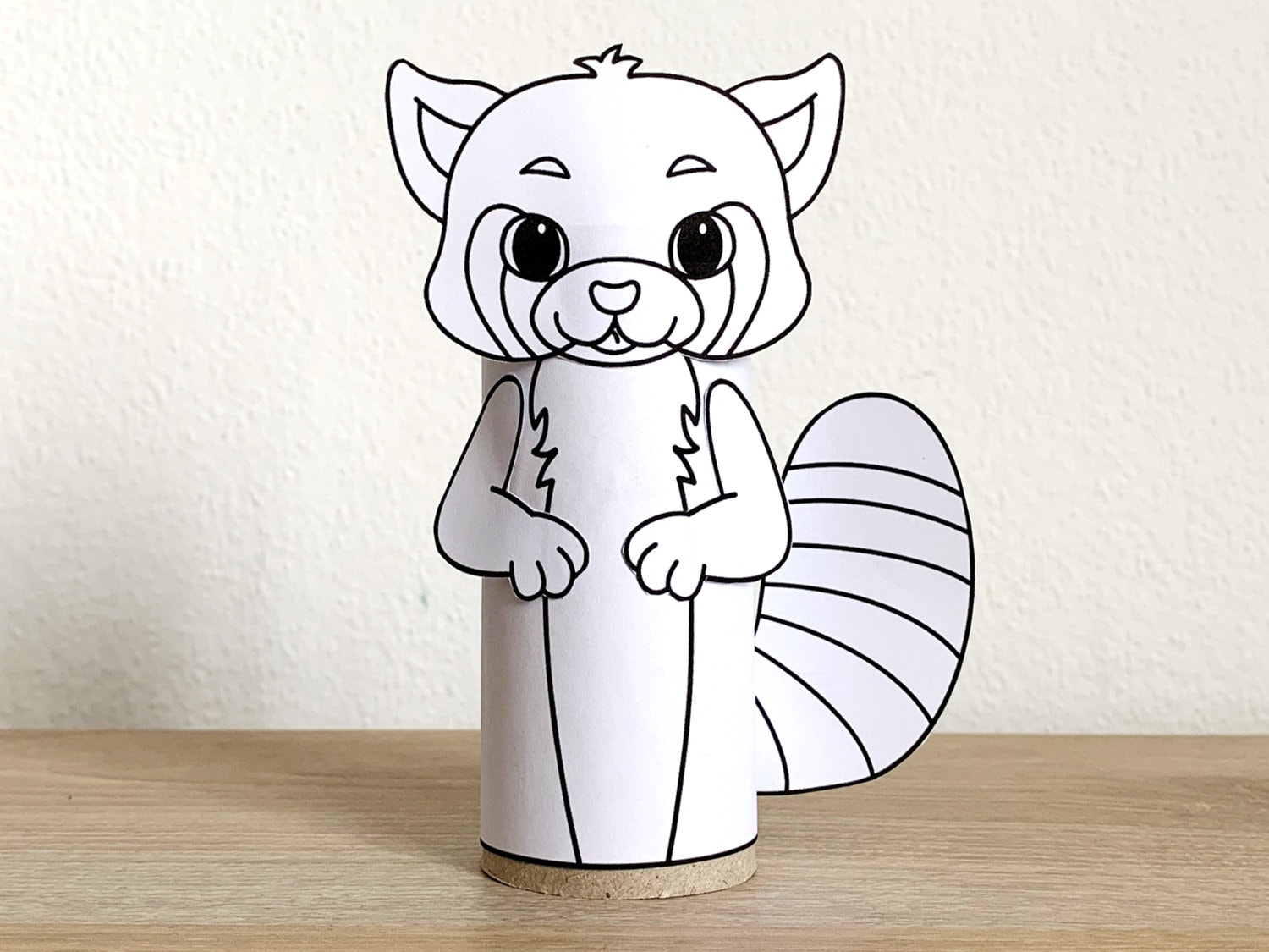 Red Panda Toilet Paper Roll Craft Asian Animal Jungle Party - Etsy