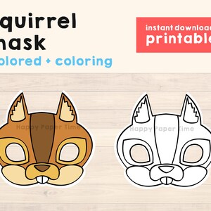 Squirrel Mask - Etsy