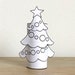 Christmas Tree Toilet Paper Roll Craft Christmas Party Coloring ...